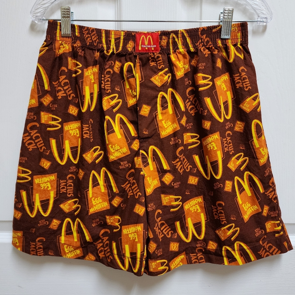 Travis Scott Cactus Jack Mcdonalds Breakfast Boxers E… - Gem